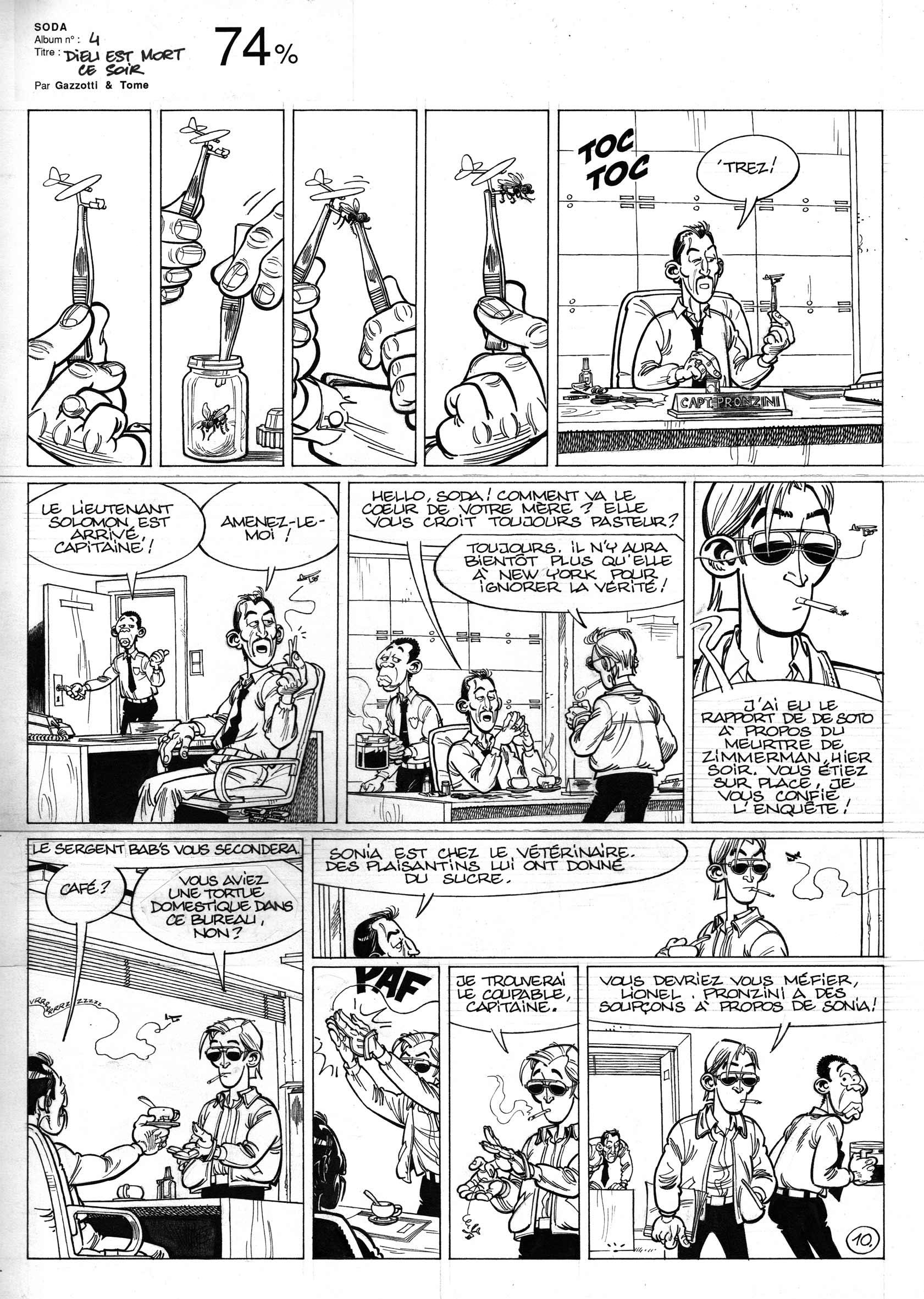 Soda Original Art For Sale | ComicArtTracker